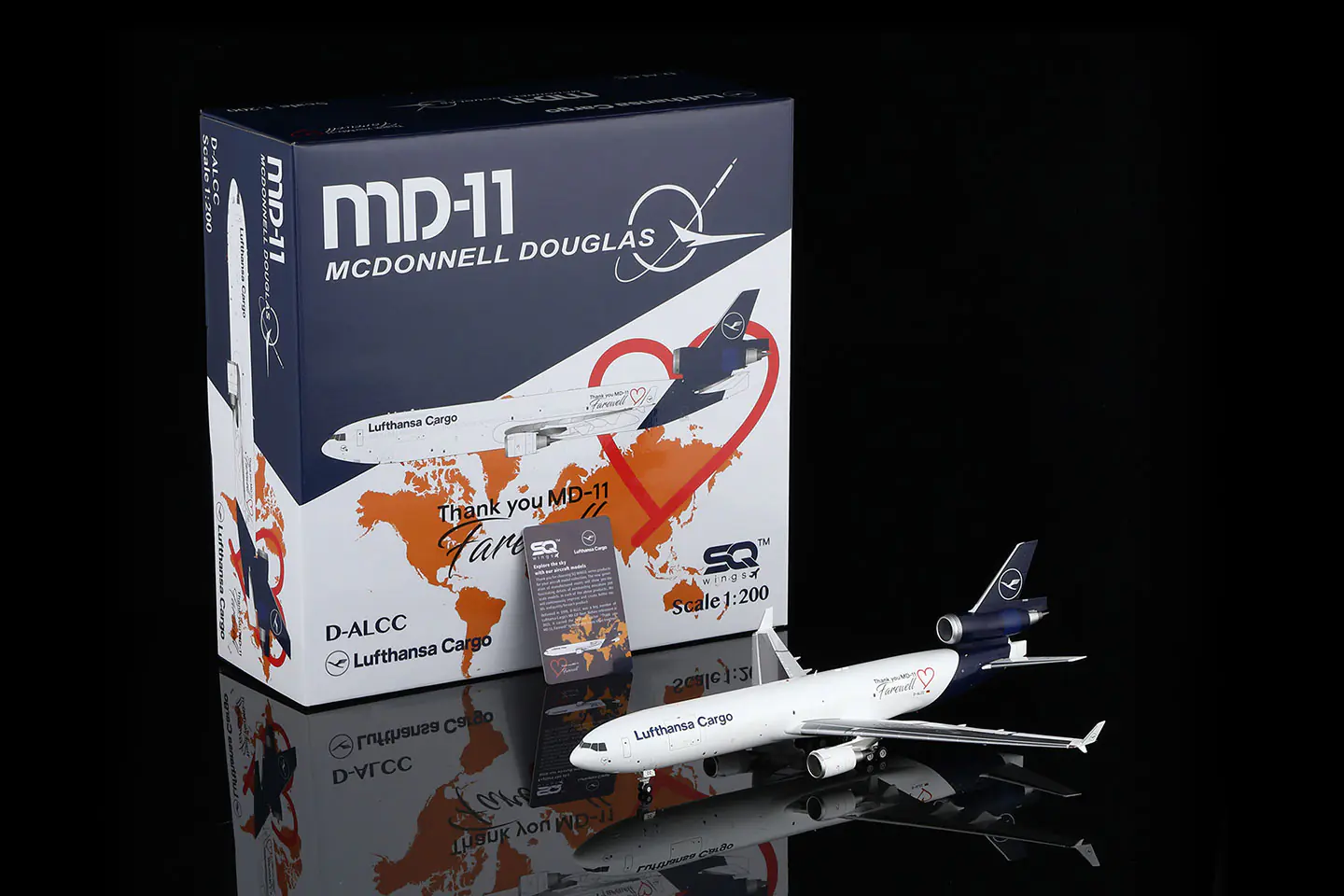 Collectible Diecast Aircraft Model McDonnell Douglas MD-11 L2104C ...